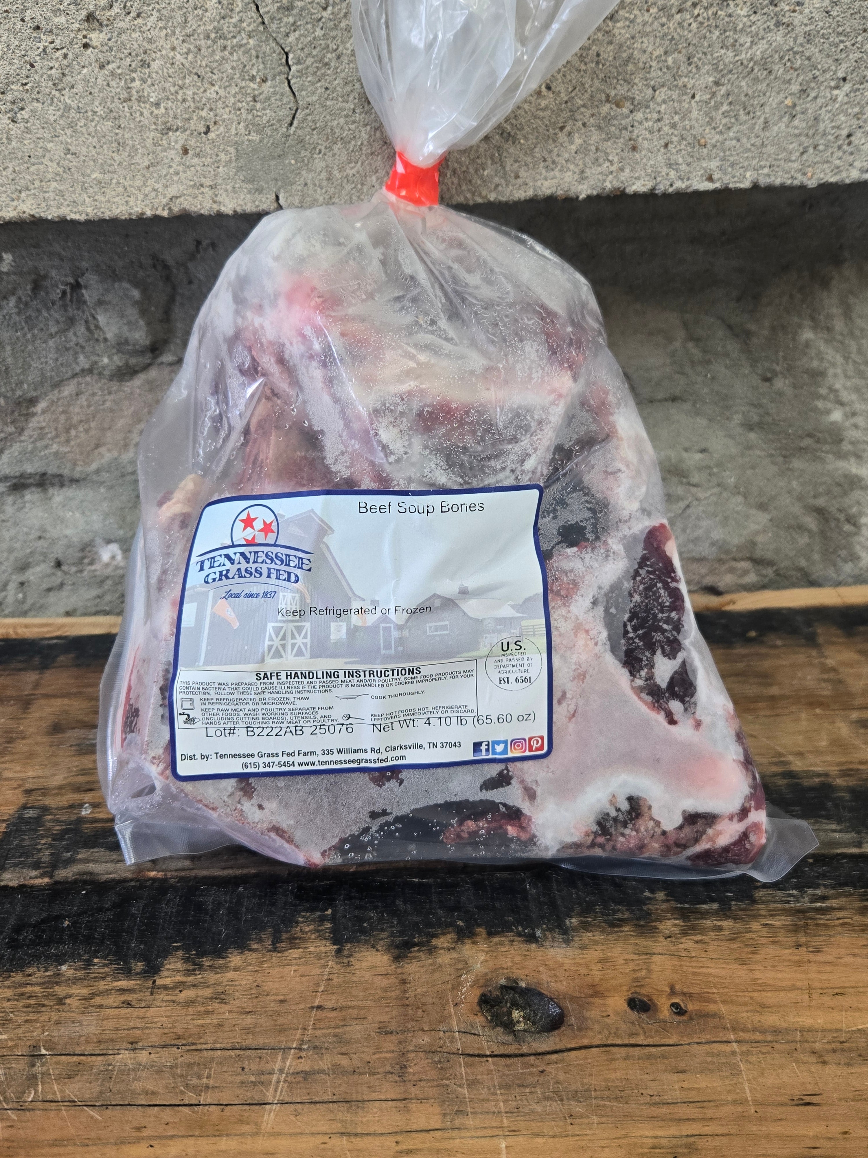Grass Beef Soup/Knuckle Bones (DIY bone broth KIT) – Tennessee Grass Fed