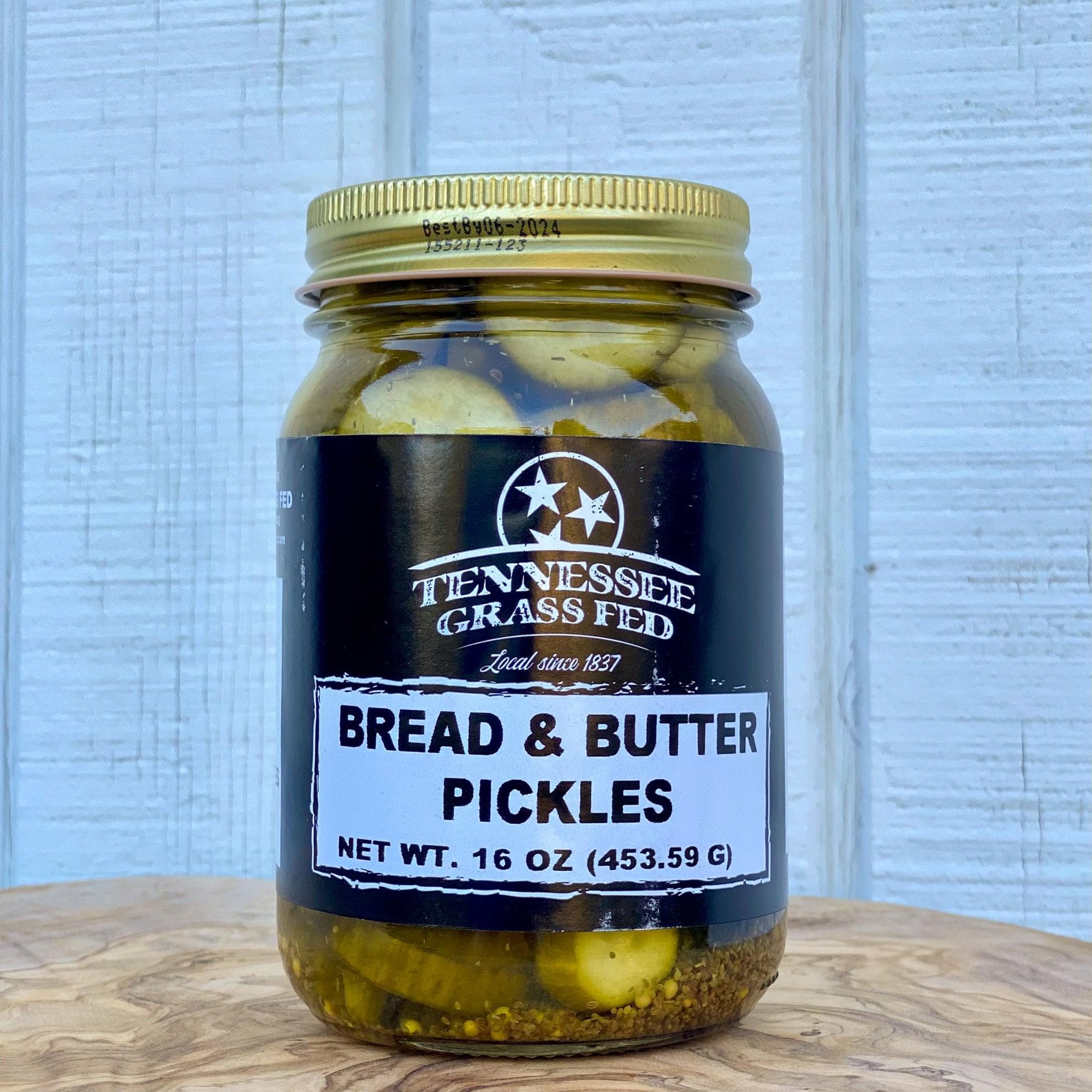 Bread and Butter Pickles – Tennessee Grass Fed